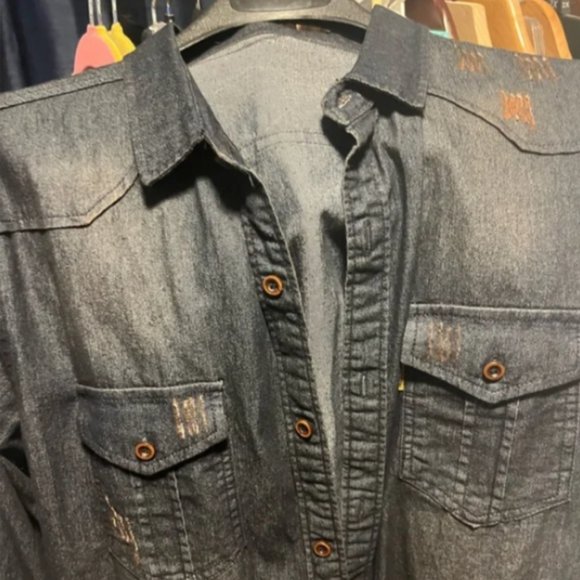 Boutique Item | Tops | Rustic Denim Shirt | Poshmark